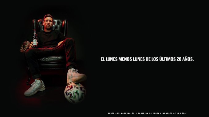 Relentless pushing of Leo Messi by @budweiserargentina – Alcoholaware