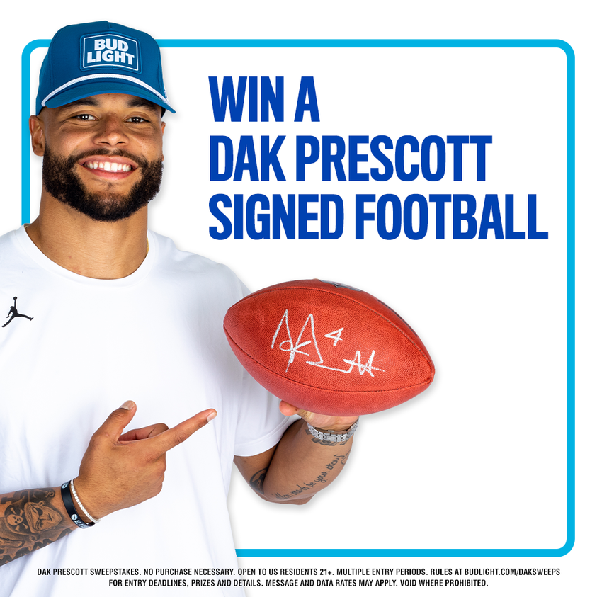 Anheuser Busch use Dak Prescott @dallascowboys – Bud Light # ...