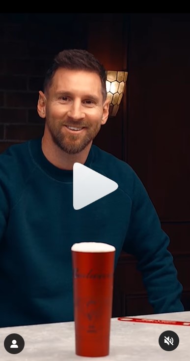 Anheuser-Busch use Leo Messi – Budweiser #alcoholad – Alcoholaware